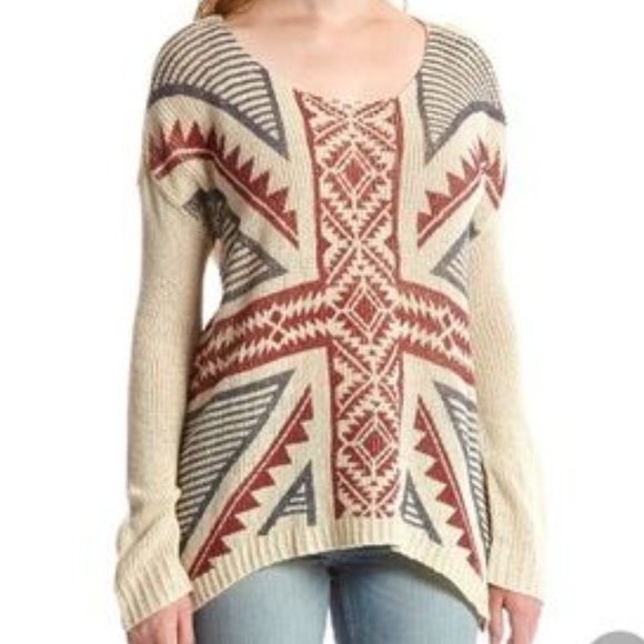 Seven7 | Sweaters | Nwt Seven 7 Union Jack England Sweater Large | Poshmark